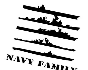 Navy ship decal | Etsy