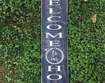 Unique outdoor welcome sign related items | Etsy