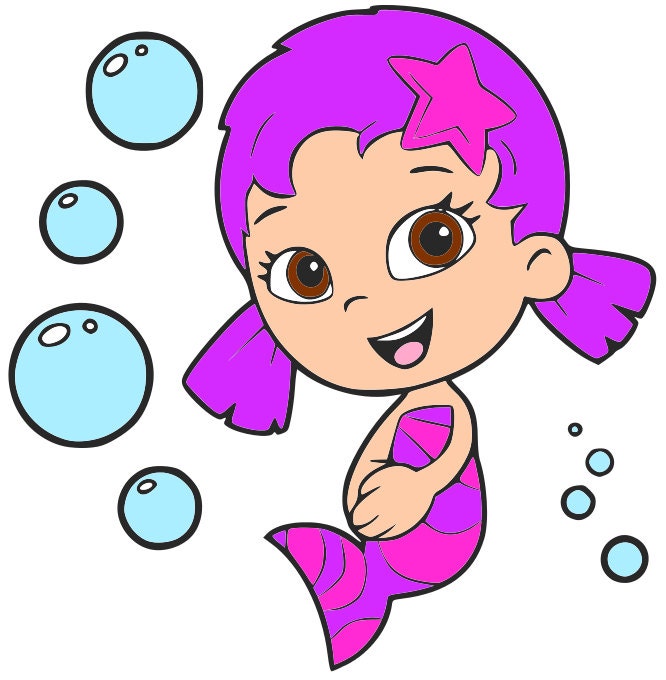 Bubble Guppies Inspired Oona Svg By Ohanagraphics4u On Etsy