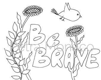 I Am Brave Pages Coloring Pages