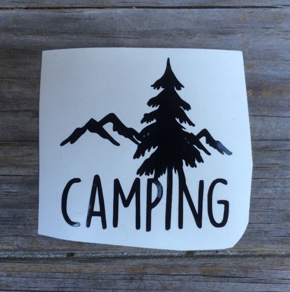 Camping Vinyl Sticker Car stickers Car Decals Laptop