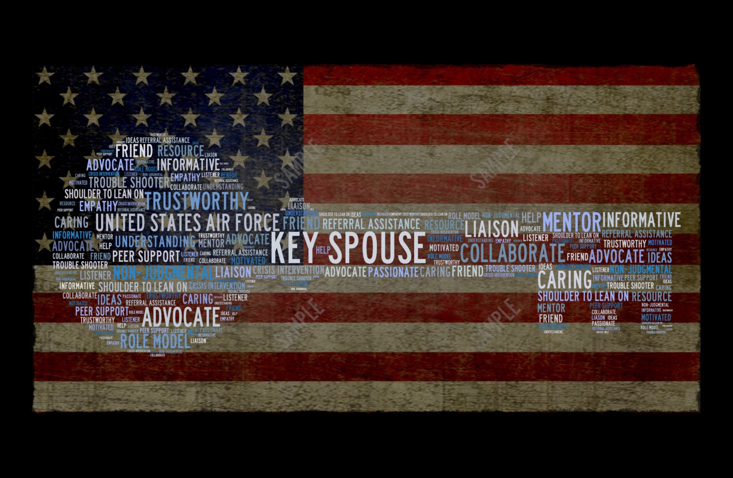 United States Air Force Key Spouse Print