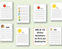 Unique learning to write related items | Etsy