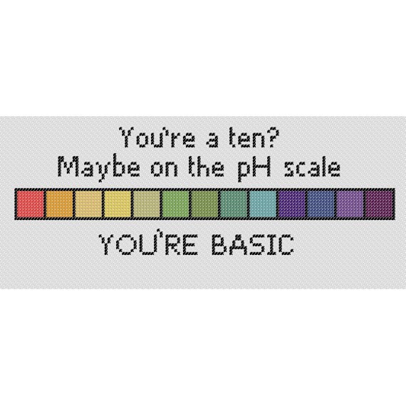 You're Basic Digital Cross Stitch Pattern