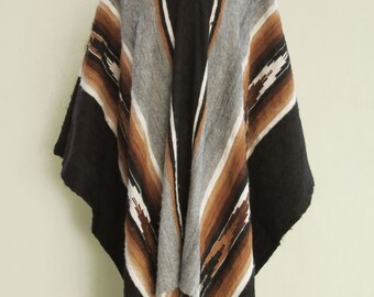 Hooded poncho | Etsy