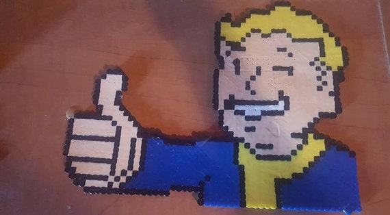 Fallout Vault Boy Sprite Art by ColonizersGeekShop on Etsy