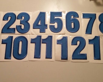 Adhesive numbers | Etsy