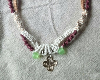 Macrame necklace | Etsy