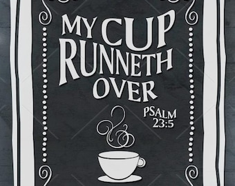 My cup runneth over | Etsy