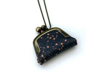 Unique coin purse necklace related items | Etsy