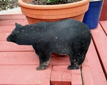 Unique bear silhouette related items | Etsy