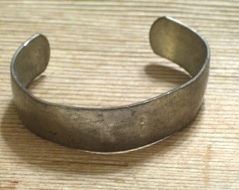 Pewter cuff bracelet | Etsy