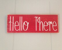 Unique hello door sign related items | Etsy
