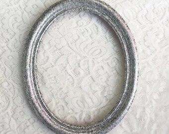 Unique silver glitter frame related items | Etsy
