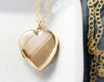 Unique gold heart locket related items | Etsy