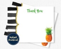 Popular items for pineapple thank you on Etsy