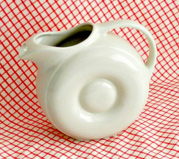 Vintage HALL Pottery Pitcher. HALL Water Pitcher. Mid Century