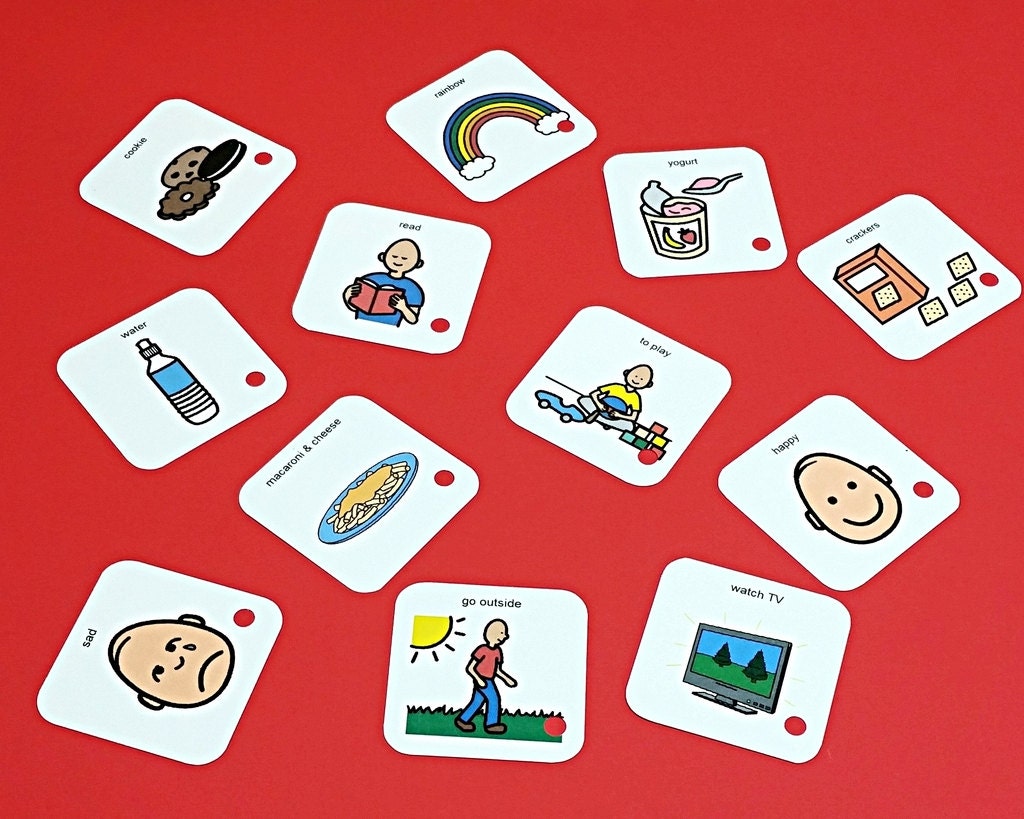 Pick-A-Page-of-PECS for Keyrings Picture PECS by TheAutismShop