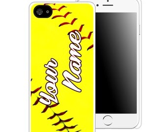Softball iphone case | Etsy