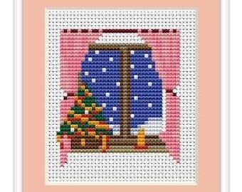 Window cross stitch | Etsy