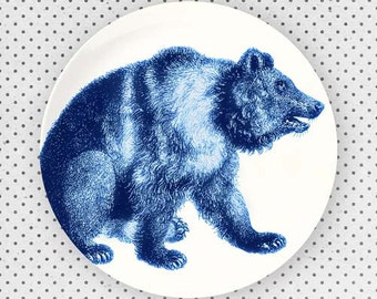 Bear plate | Etsy