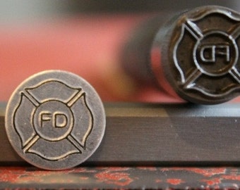 Fireman stamp | Etsy