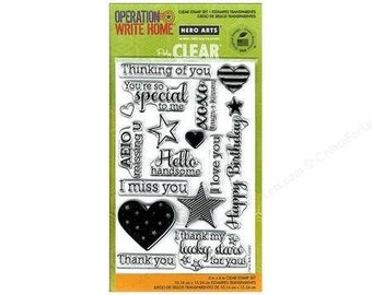 Sentiment stamps | Etsy