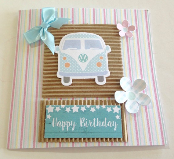 Items Similar To Handmade Card Happy Birthday Made In The Uk