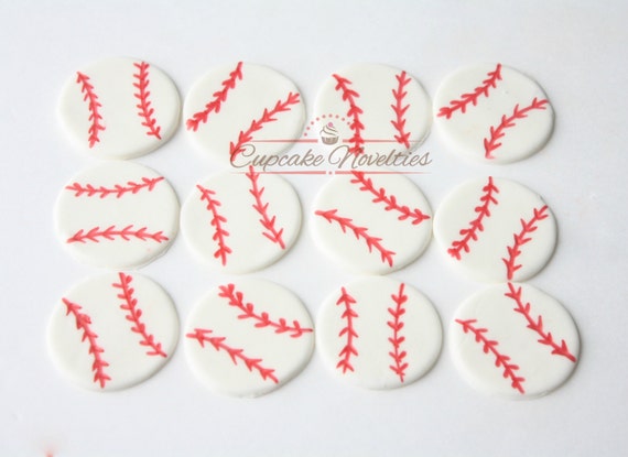 Baseball Birthday Sports Birthday Baseball Cupcakes Fondant