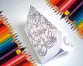 Items similar to Colouring Gift Box / label gift coloring / gift ...