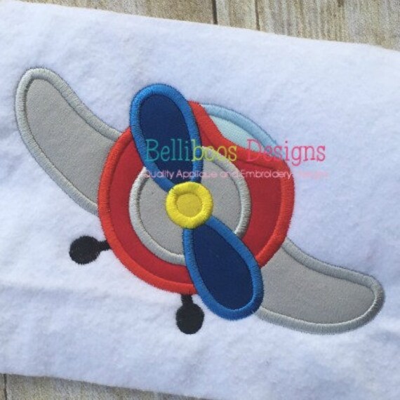 Plane Applique Design Airplane Applique Transportation