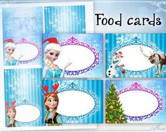 Frozen place cards | Etsy