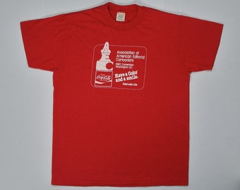 Vintage coke tee | Etsy