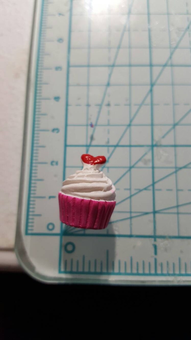 Tiny Cupcake Top and Bottom Flexible by JennsMOLDSResinClay