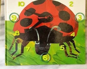 Ladybug clock | Etsy