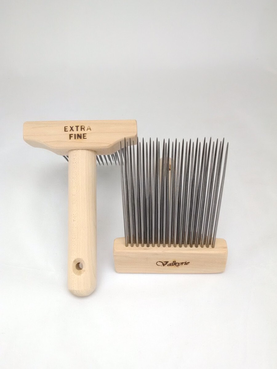 Extra Fine Wool Combs Mini Handcombs Valkyrie Wool Combs