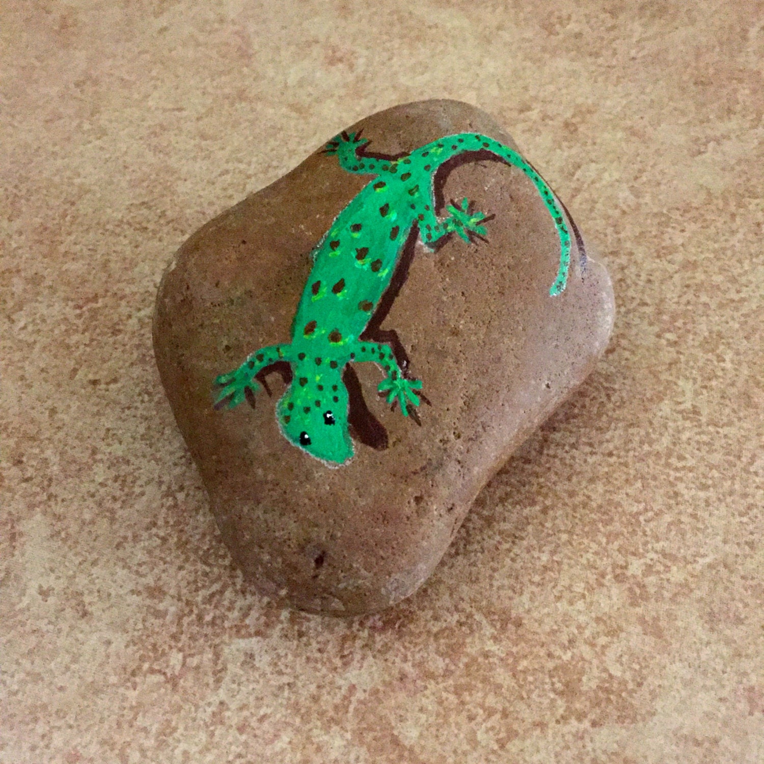 Lizard Rock Painting Rock Art 3D Painting Stone Painting
