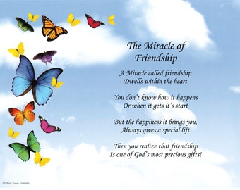 Butterfly poem | Etsy