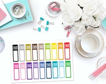 Email stickers | Etsy
