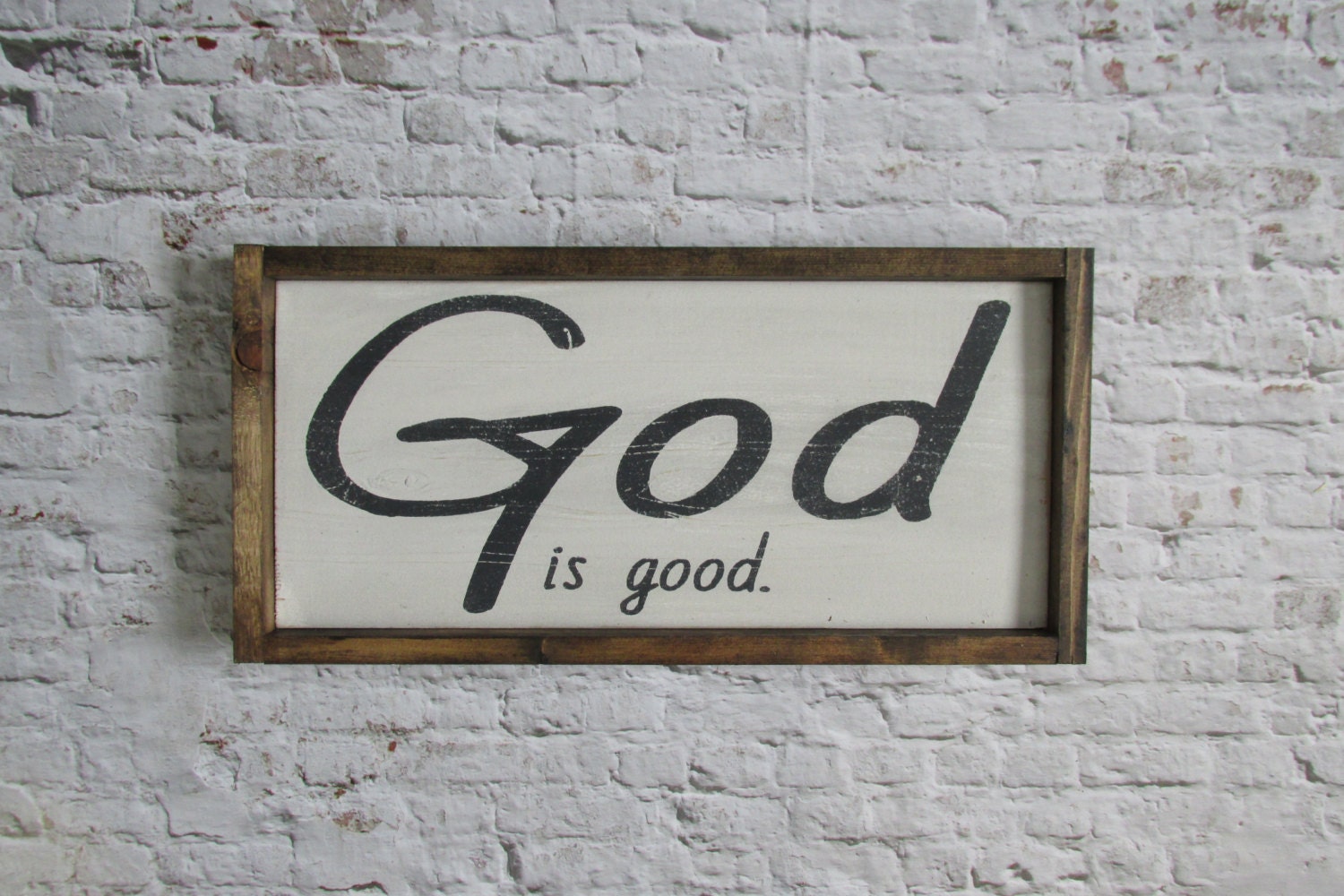 God is Good sign. God Wood Sign. Wooden signs. Rustic signs.