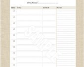 Printable Lists Planner Pages and Calendars to by LifesLists