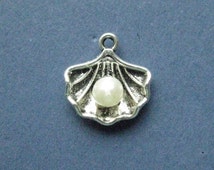 Unique oyster shell pendant related items | Etsy