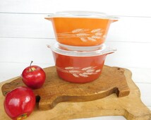 Unique pyrex autumn harvest related items | Etsy