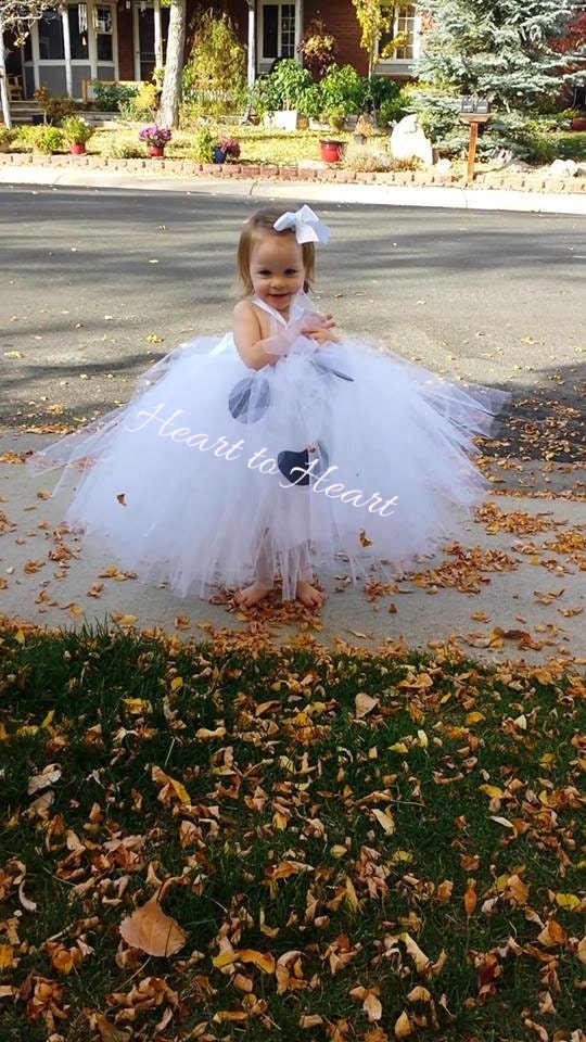 Ghost tutu dress Halloween costume Ghost costume White tutu