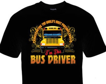 Bus driver tee | Etsy