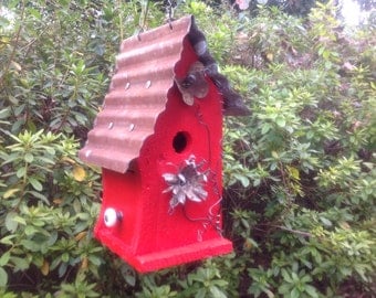 Rustic birdhouse | Etsy