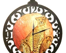 Unique hand painted cheetah related items | Etsy