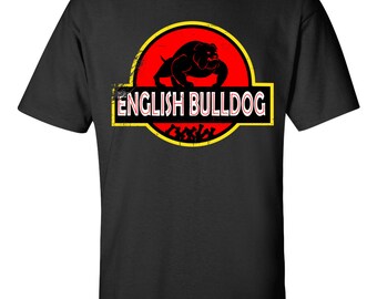 Bulldog t shirt | Etsy