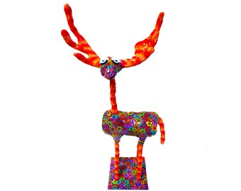 Unique reindeer sculpture related items | Etsy