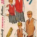 1950s Simplicity 1370 UNCUT Vintage Sewing Pattern Boys Vest